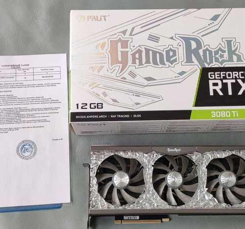 Видеокарта rtx 3080 ti palit gamerock 12gb