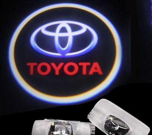 Проекция логотипа Toyota LED в дверь G2VK9