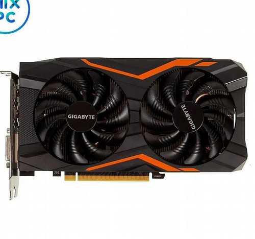 Видеокарта GTX1050 2GB gigabyte gaming GV-N1050G1 gaming-2GD Б.У