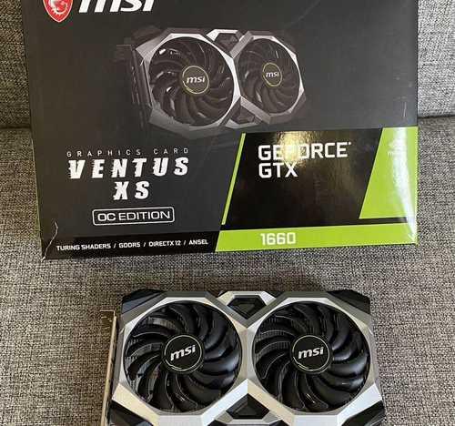 Видеокарта GTX 1660 6Gb MSI