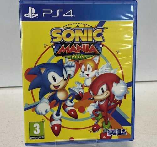 Игровые диски. Sony Playstation 4 Sonic Mania Plus