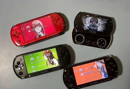 Sony psp go, 3000,street, fat прошитые