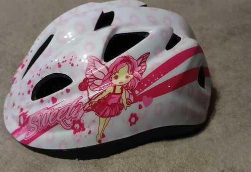 Шлем велосипедный детский для девочки