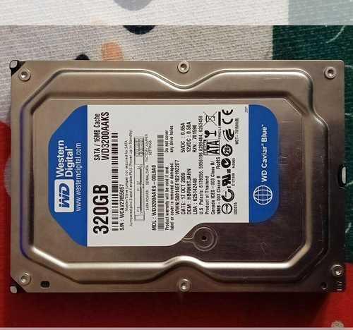 Жёсткий диск wd blue 320gb