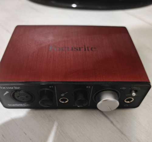 Звуковая карта focusrite scarlett solo