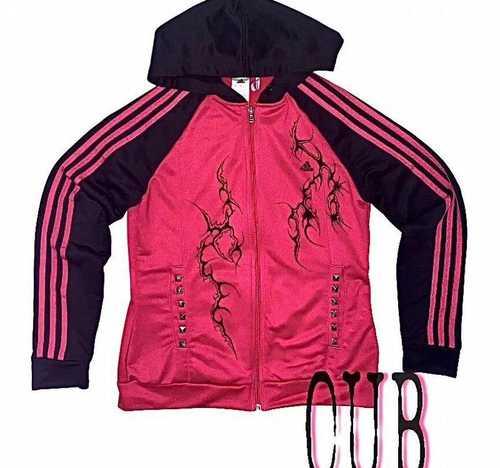 Кастомное зип худи adidas y2k