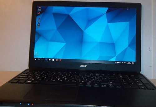 15.6" Acer Aspire E1-522, 500 ГБ, E1-2500, RAM 4 ГБ