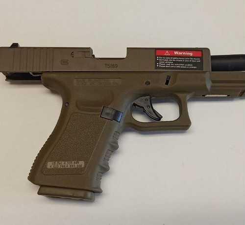 Страйкбольный пистолет Glock-19X TAN (East Crane)