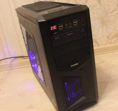 Пк AMD 6-ядер, 8gb ddr, Ati HD 7770, hdd, zalman z