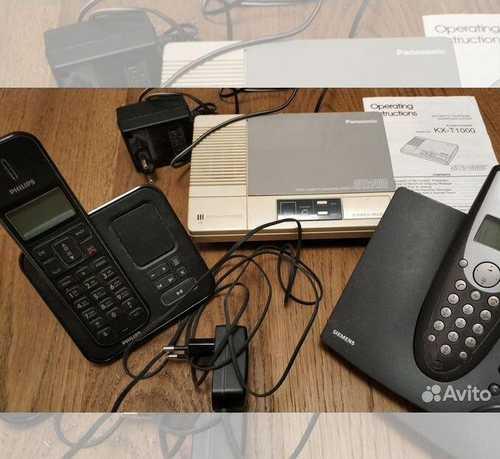 Телефоны Philips, Siemens и автоответчик Panasonic
