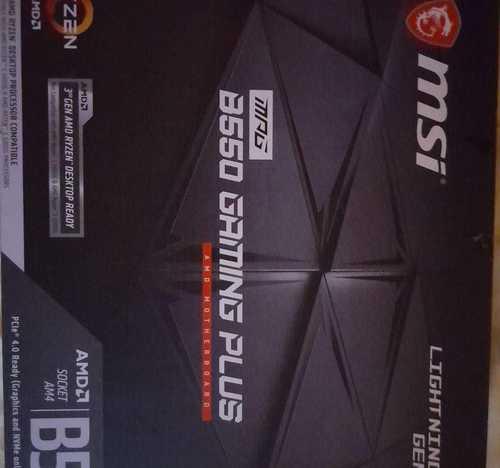 Материнская плата am4 msi mpg b550 gaming plus