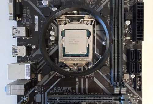 Gigabyte GA-H310M-S2 + Intel Core i5-9400F 2.9 Гц