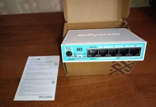 Маршрутизатор MikroTik hEX RB750GR3