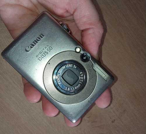 Фотоаппарат canon digital ixus 50 нерабочий