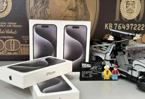 iPhone 15 Pro, Black Titanium, 128gb sim+sim