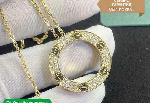 Ожерелье Cartier из желтого золота 0,35ct