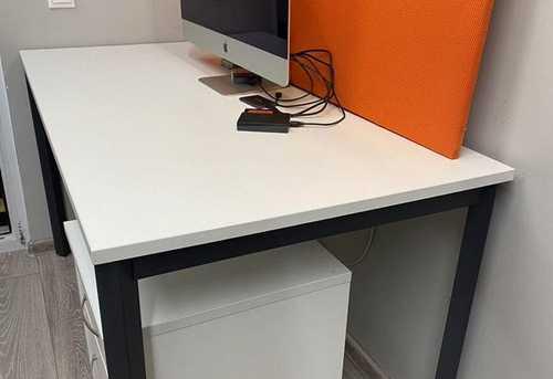 Письменный стол на металлокаркасе офисный