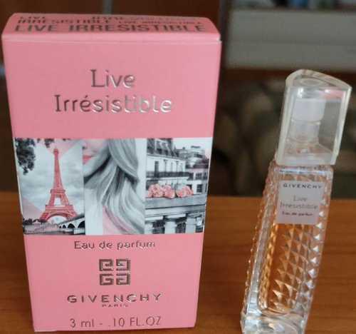 Парфюмерия Givenchy Live Irresistible 3 мл ориг