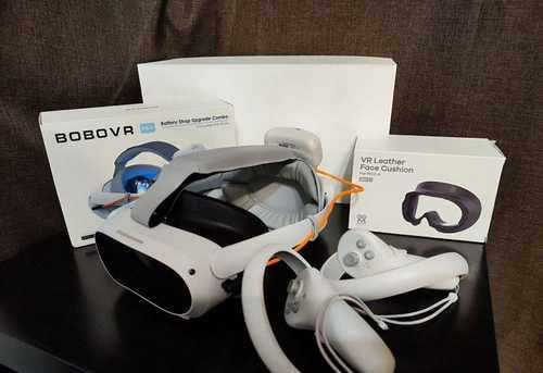 VR Pico 4 VR+ маска amvr + повербанк bobovr