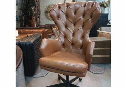 Кресло руководителя коричневое