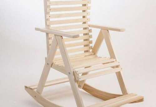 Кресло качалка из липы