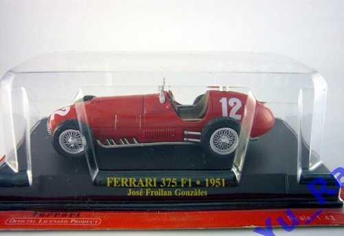 Ferrari 375 12 Gonzalez F1 1951 formula 1:43 Yu-Ra