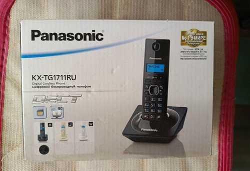 Радиотелефон panasonic Panasonic KX-TG1711RUB