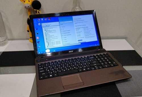 Ноутбук Acer i5/6gb/ssd240