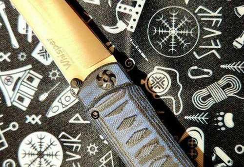 Складной нож Whisper M390 StoneWash на подшипниках