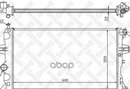 1025266SX радиатор системы охлаждения Opel Astr