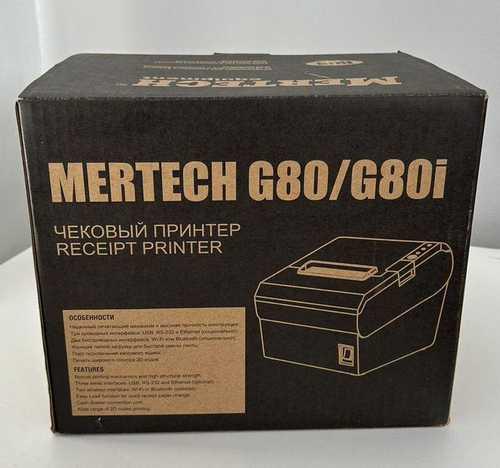 Чековый термопринтер mertech mprint G80