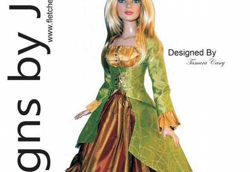 Дизайнерская выкройка костюма - кукла Тоннер 56 см