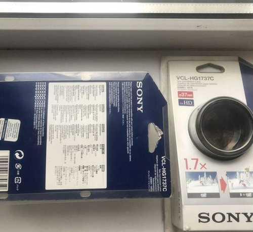 Телеконвертер Sony VCL-HG1737C,япония,новый