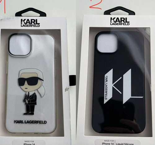 Чехлы iPhone 14 Karl Lagerfeld