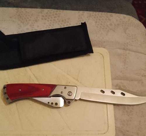 Нож складной лезв14,5 руч Дер 12,5