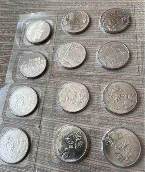 Олимпийские монеты сочи 25 р