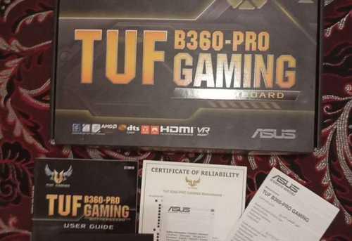 Продам asus B360 TUF B360-PRO gaming