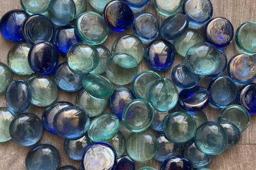 Декоративные камни из стекла хобби