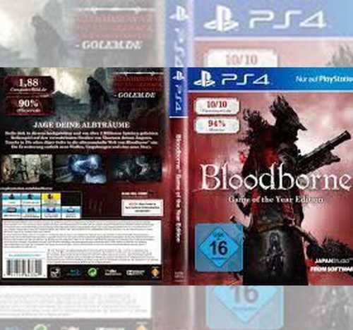 Bloodborne game of the year edition ps4 диск