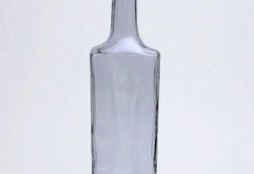 Стеклянная квадратная бутылка 0,5