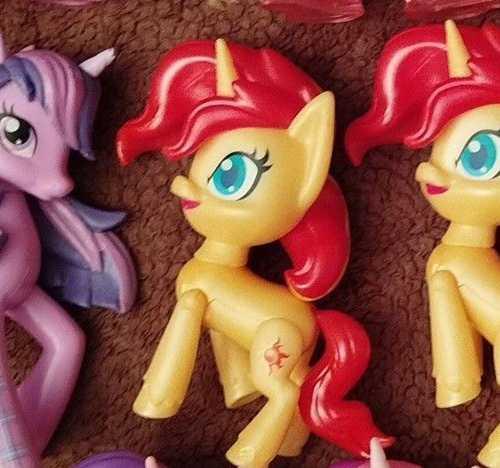 My little pony фигурки Сансет и Луна