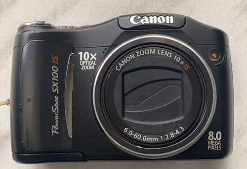 Компактный фотоаппарат canon power shot sx100