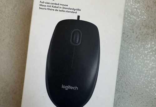 Мышь проводная Logitech B100 910-003357 черный