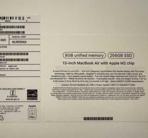 Macbook air13 m2