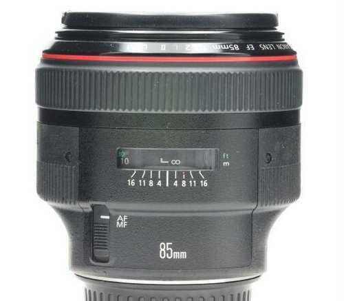 Объектив комиссионный Canon EF 85mm f/1.2L II USM