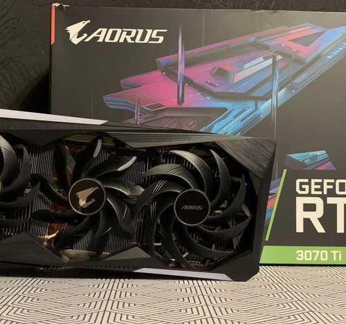 Видеокарта rtx 3070ti gigabyte aorus master 8gb