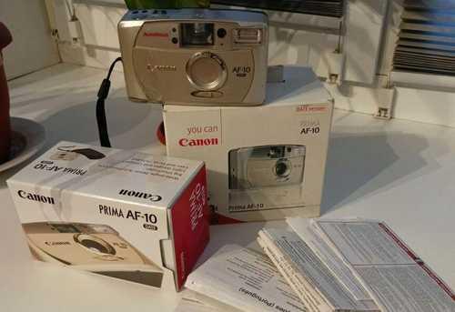 Плёночный фотоаппарат Canon Prima AF-10