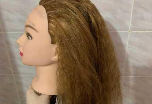 Голова манекен искуственые волосы