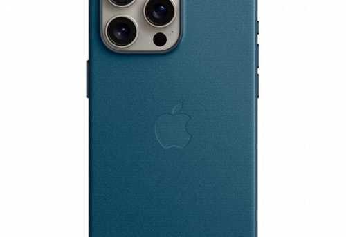 Чехол FineWoven для iPhone 15 Pro (Pacific Blue)