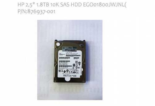 HP 2,5" 1.8TB 10K SAS HDD EGO01800jwjnl